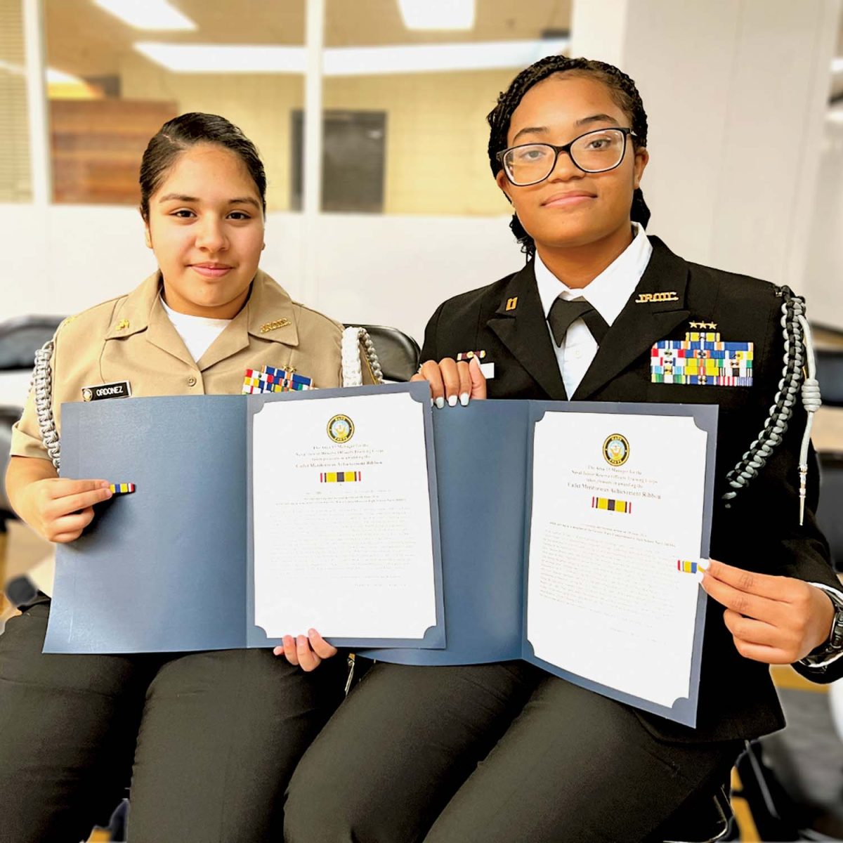 Fayette-Ware NJROTC Cadets Honored with Top Award for Life-Saving ...