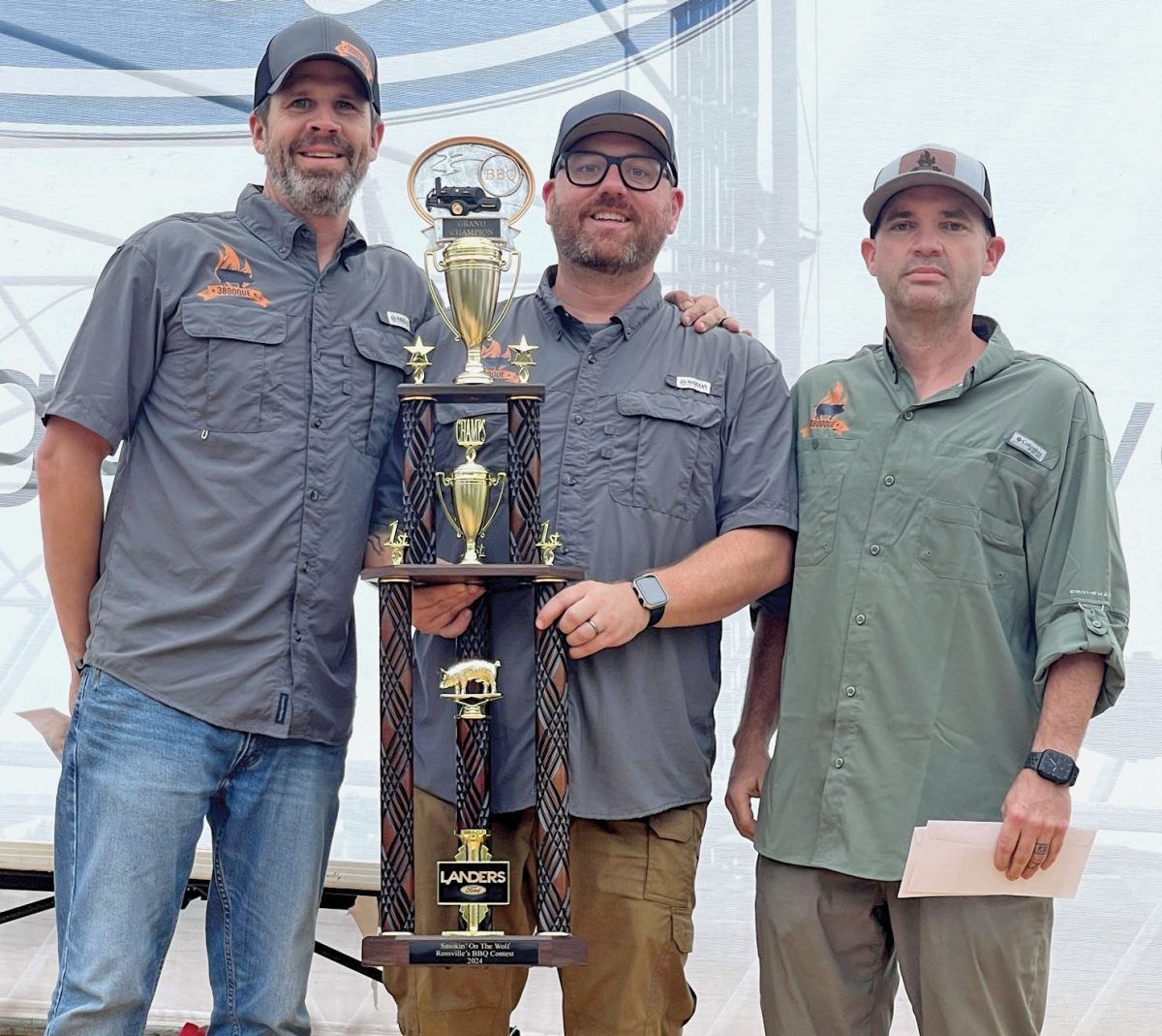 Rossville’s Smokin’ on the Wolf – Grand prize winner – The Fayette Falcon